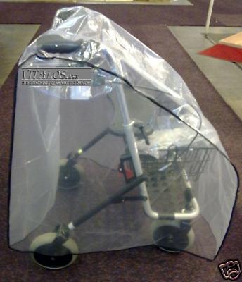 Rollator - Abdeckung Rollator haube, Abdeckplane aus PE (BxHxT) 60 x 63 ...