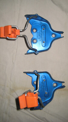 Vintage 71mm 2-pin Nordic Norm Cross Country Ski Bindings Blue Set | eBay