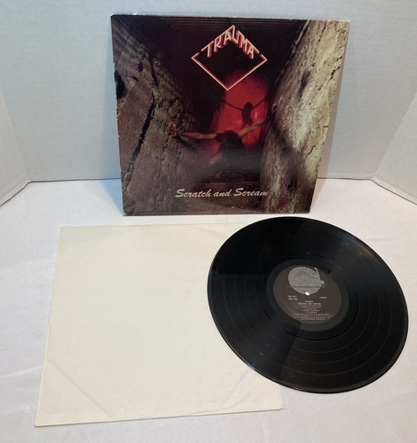 Vintage TRAUMA - SCRATCH AND SCREAM 1984 Shrapnel Records Vinyl Record ...