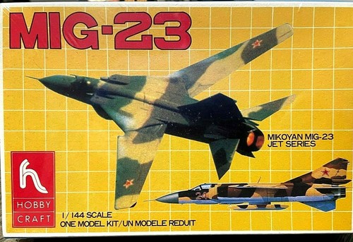 USSR MIG-23 Model Plastic Kit 1/144 MIKOYAN-GUREVICH HOBBY CRAFT NEW ...