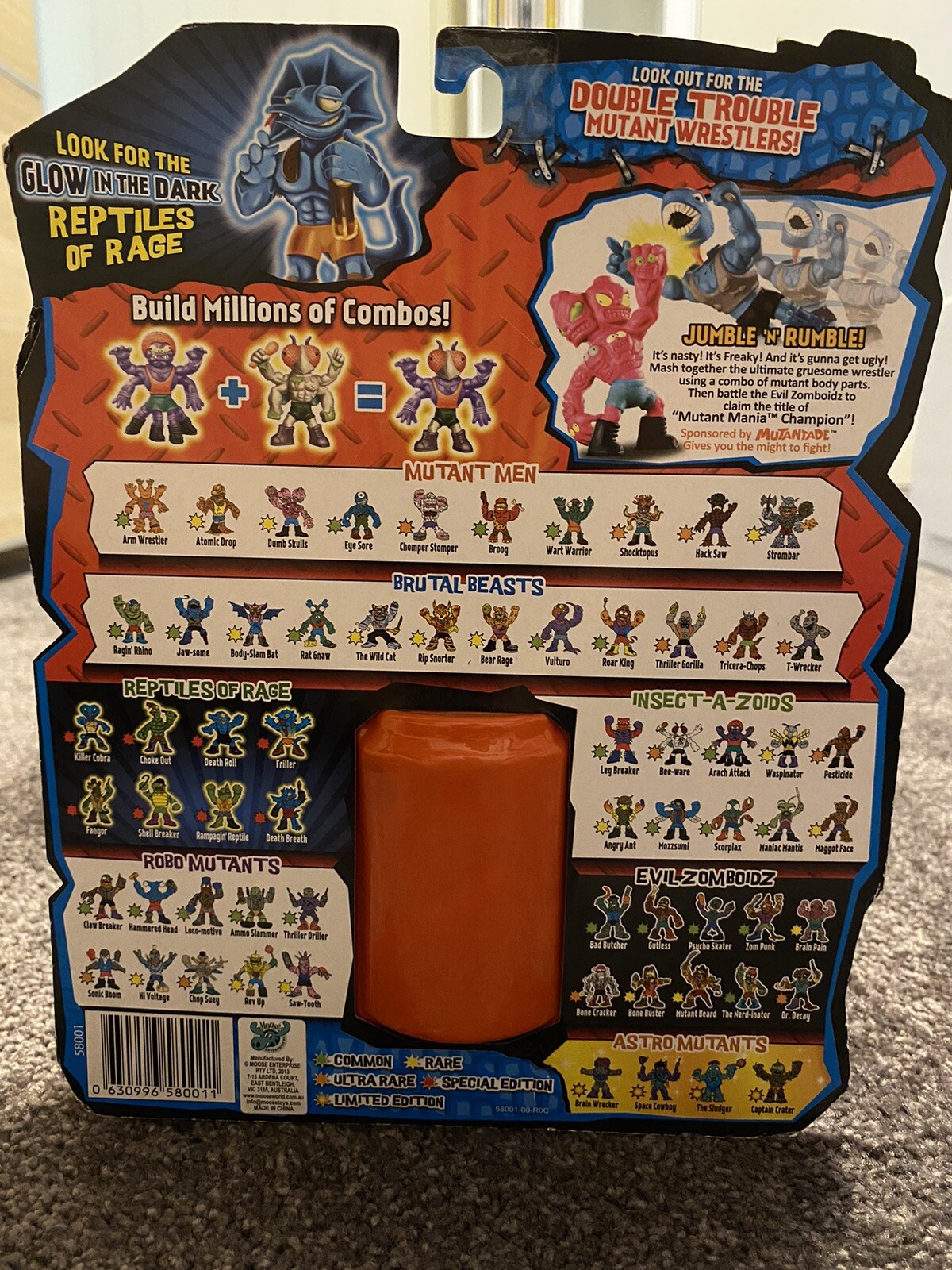 Mutant Mania 8 Mix Match Wrestlers A Can Action Figure Pack Round New ...