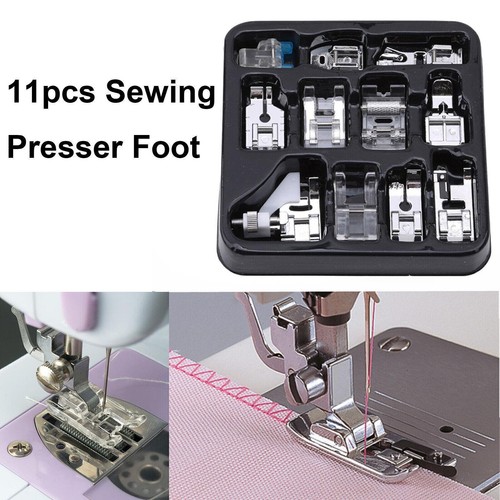 11 IN 1 Domestic Sewing Machine Foot Presser Feet Snap On For Brother ...