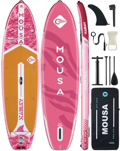 11' x 35" Extra Wide Paddleboard, Inflatable SUP&430lb Capacity for All ...