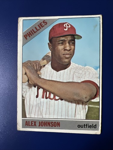 1966 Topps #104 Alex Johnson Philadelphia Phillies | eBay