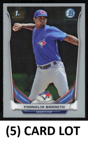 5 Card Lot - 2014 Bowman Chrome Mini #30 Franklin Barreto | eBay