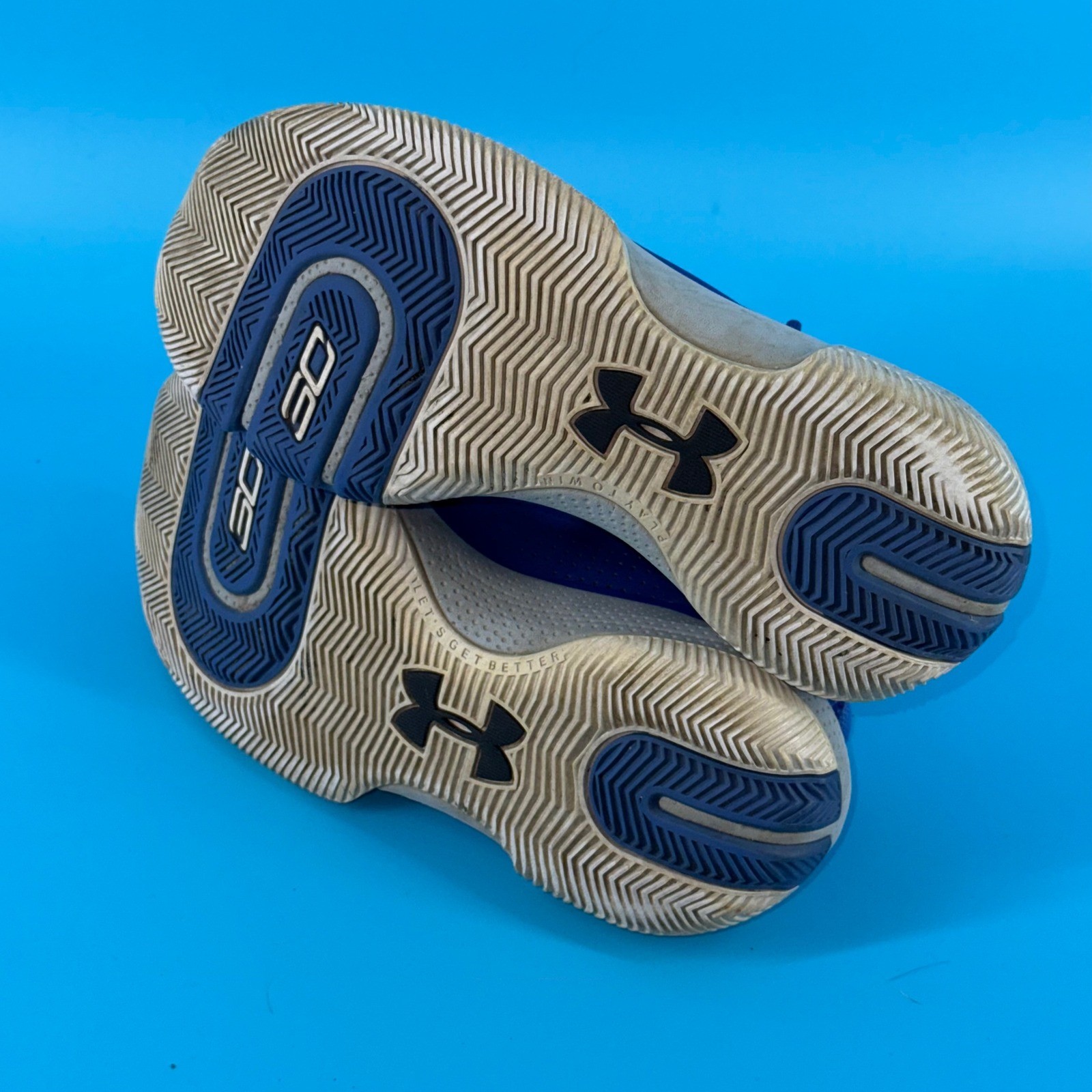 Kids Blue Under Armour SC30 Stephen Curry 4Y Basketball Shoes | eBay