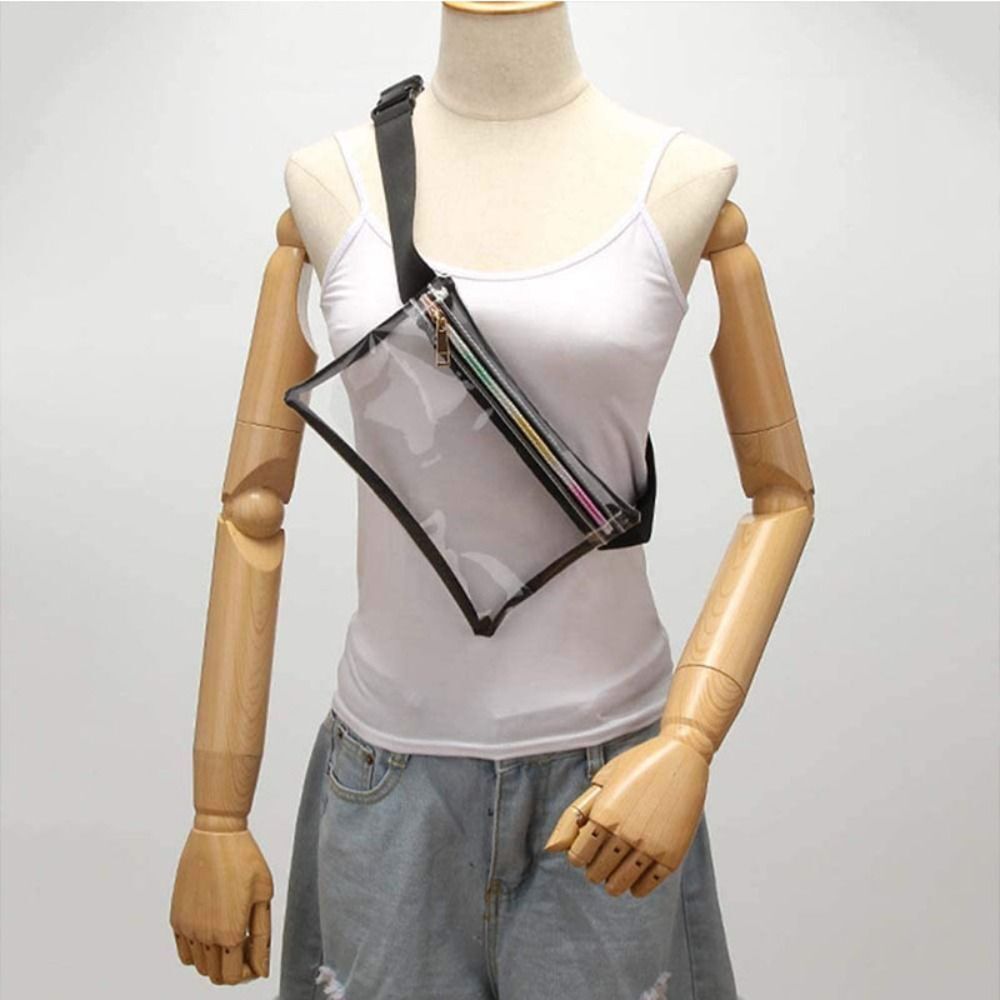 Transparent Crossbody Chest Bag PVC Waist Packs New Chest Phone Pouch ...