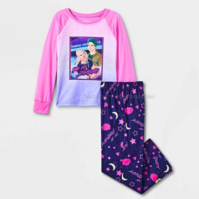 NWT Disney Zombies 3 Pajamas T Shirt Pants Set Girl Size 4 5 6 Addison ...