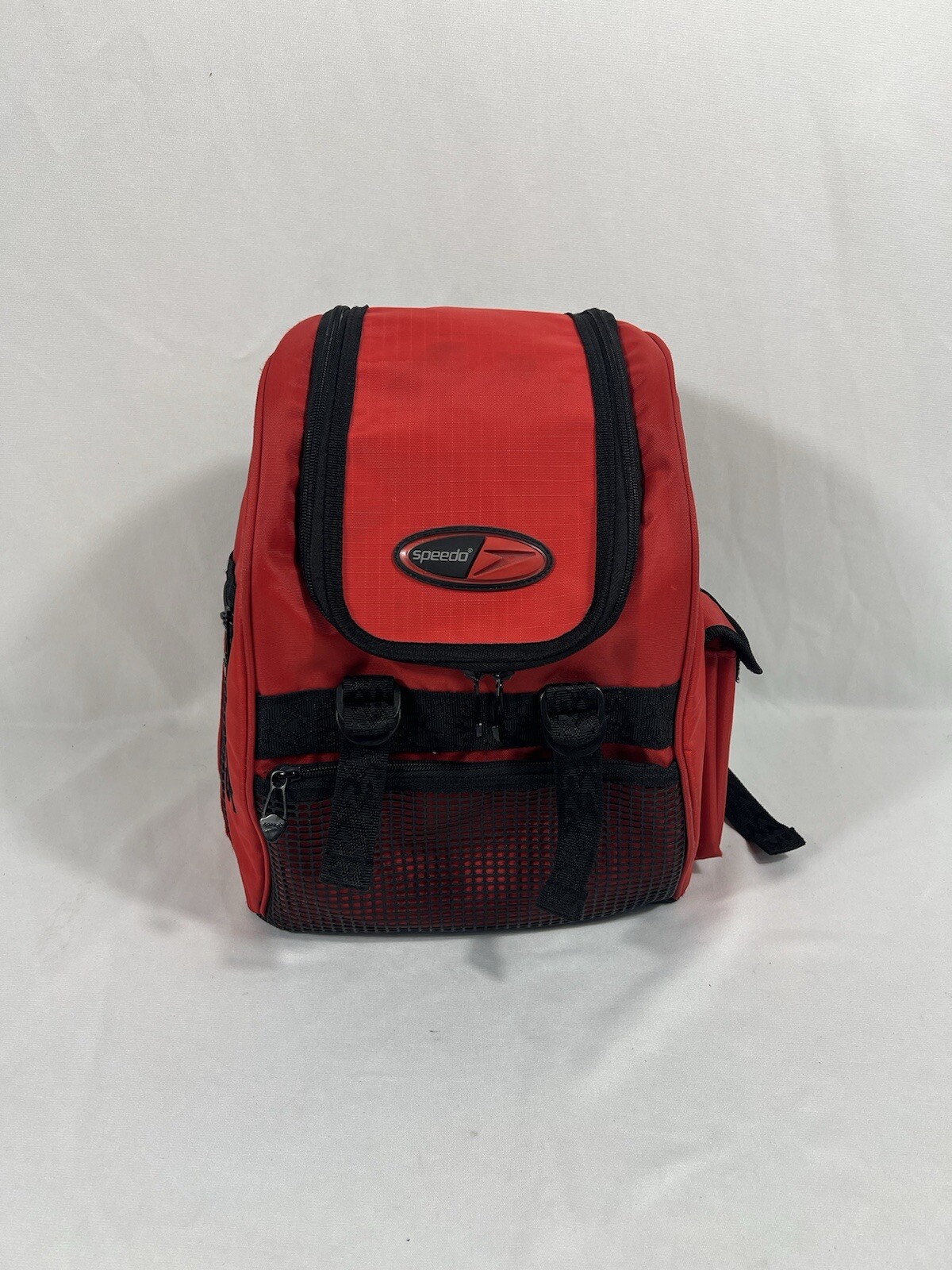 Vintage Speedo Red Swim bag Backpack Book Bag Sports … - Gem