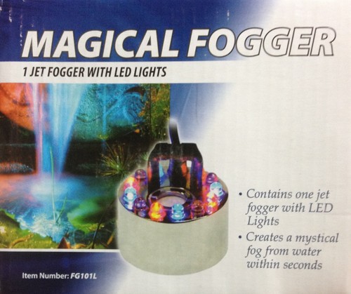Alpine FG101L 1 Jet Pond Fogger with 12 LED Lights / Transformer | eBay