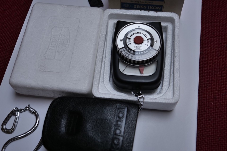 Esposimetro Zeiss Ikon Ikophot CD a batteria, confezione completa con ...