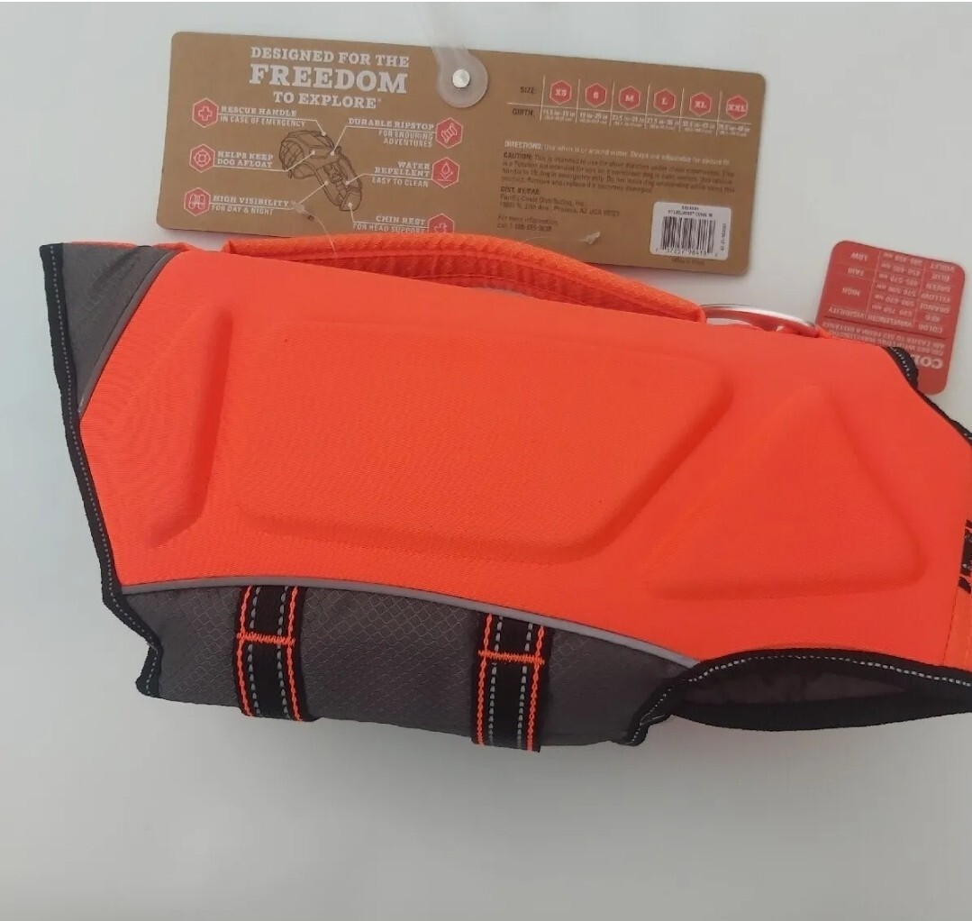 Arcadia Trail XS Dog Life Jacket Vest Boating Safety Hi Visibility ...