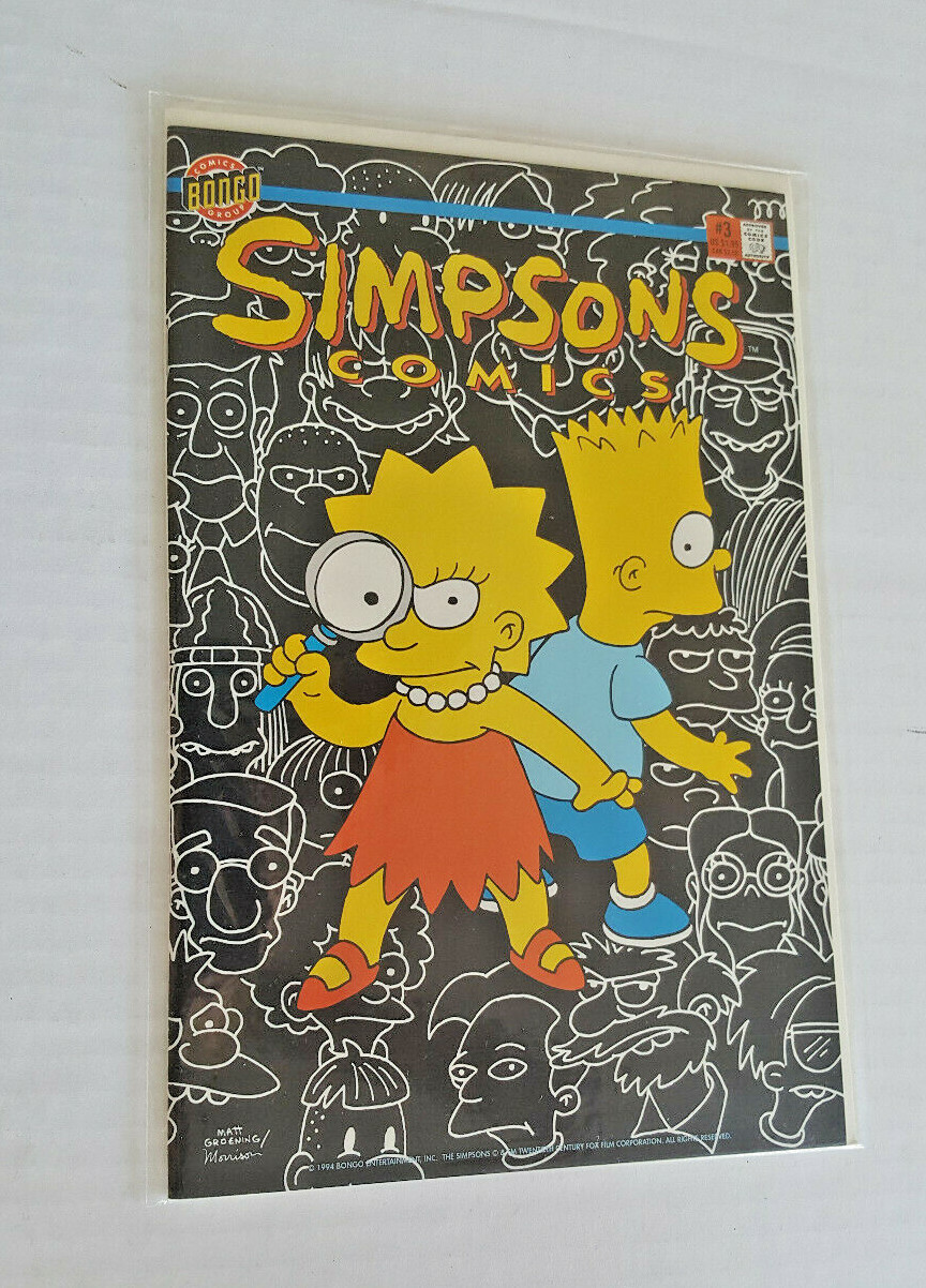 SIMPSONS COMICS #3 The Simpsons Bongo VERY HIGH GRADE 1994 | eBay