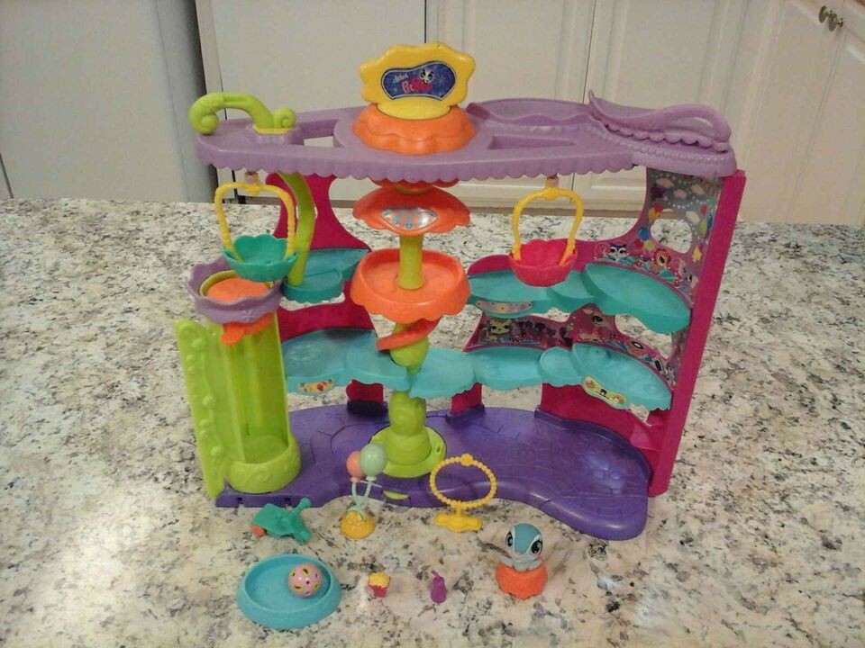 Littlest Pet Shop LPS Swinging /Spotlight Circus Playset Rare used. | eBay