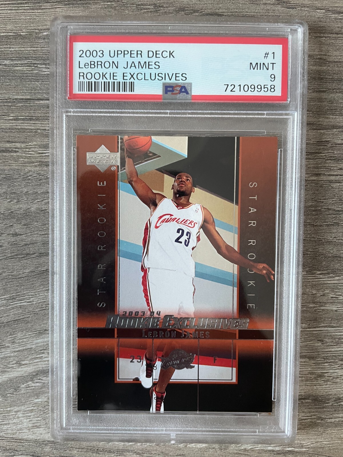2003-04 Upper Deck Rookie Exclusives - #1 LeBron James (RC) | eBay