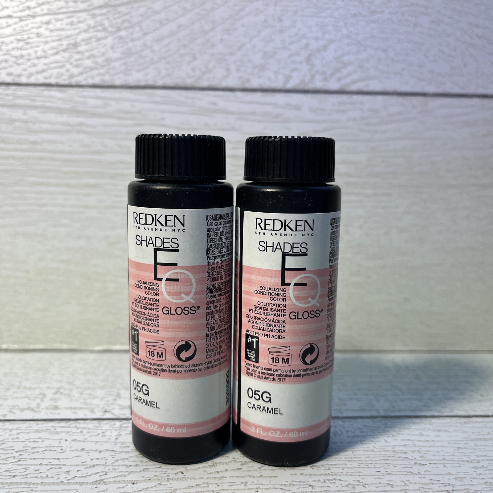 Lot Of 2- REDKEN Shades EQ Gloss 05G Carmel 2 oz | eBay