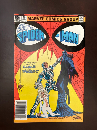 Spectacular Spider-Man #70 Marvel Comics - CLoak & Dagger Silvermane ...