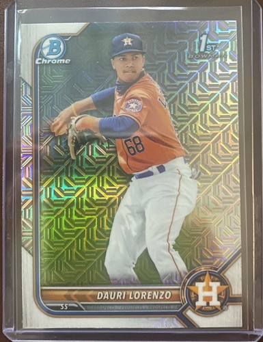 2022 Bowman Chrome Prospects #BCP-11 Dauri Lorenzo Astros Mojo ...