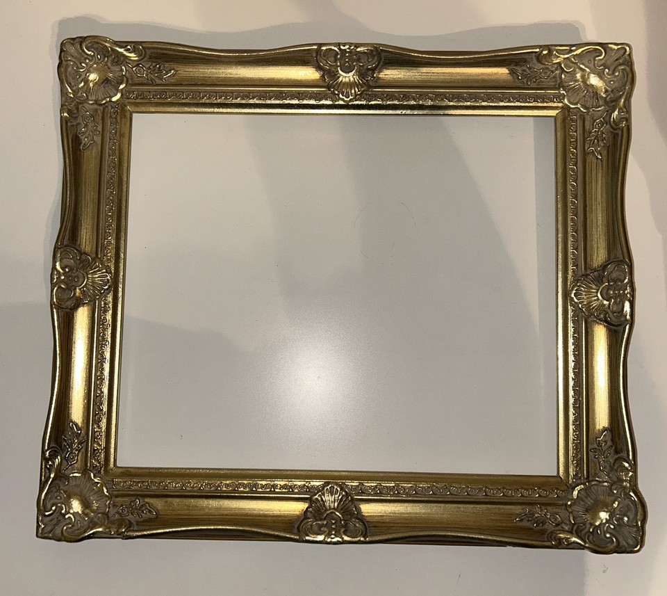 Vintage French Baroque Gold Gilt Wood Picture Frame Fits 12x10” Ornate Rococo | eBay