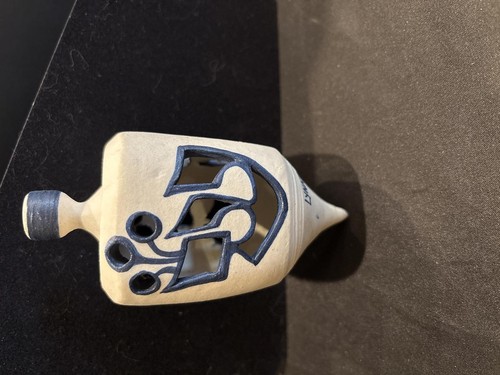Handcrafted Ceramic Dreidel with Hebrew Letter Cutouts | eBay