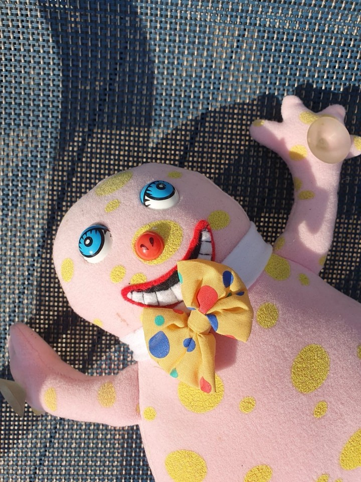 Plush Original Vintage Mr Blobby Soft Toy 1990s Rare Window Car Suction ...