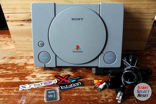 XStation Playstation 1 Console with 128GB Micro Sd Card, Controller and ...