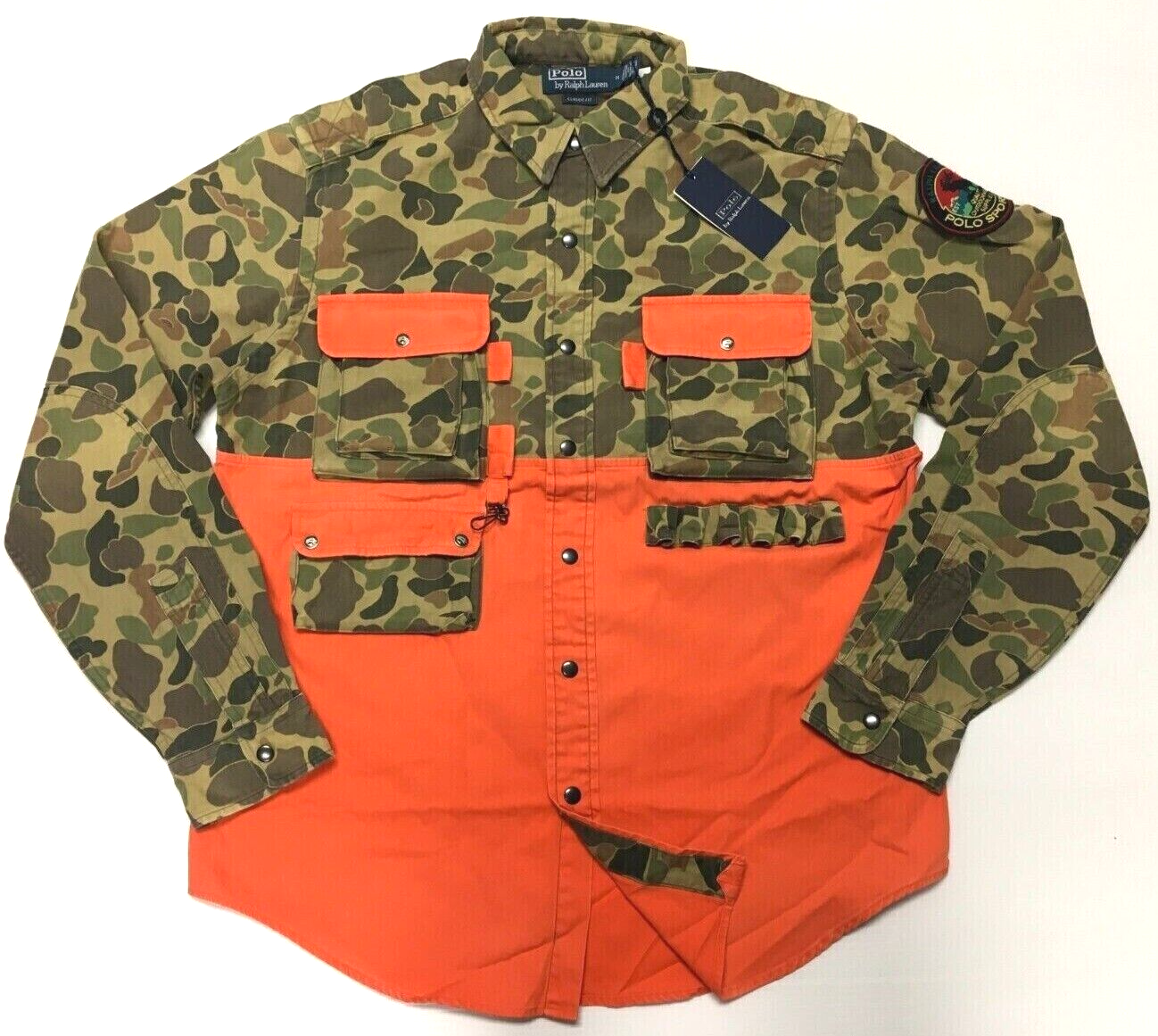 Polo Ralph Lauren VTG Sportsman Military Army Camo Shooting Hunting ...