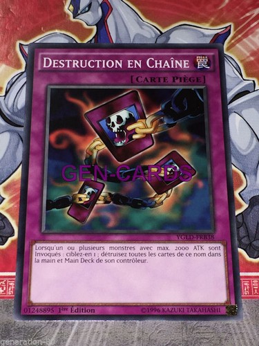 YU GI OH CHAIN DESTRUCTION YGLD-FRB38 x 2 Card | eBay