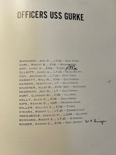 Original - rare - USS Gurke DD-783 Western Pacific Cruise Book 1961 | eBay