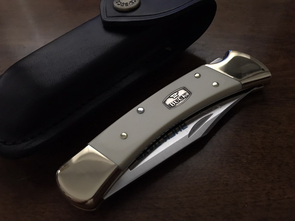 Buck 110 2018 SMKW Buck Day Folding Knife With CJ Buck Signature Made ...