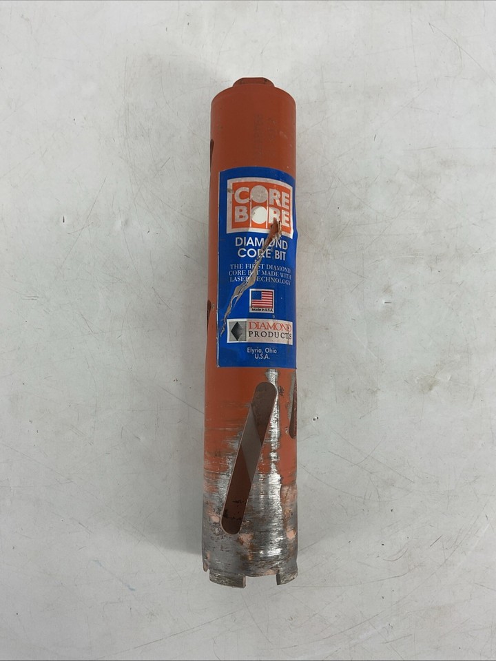 Diamond Products Core Bore Diamond Core Bit 2" Orange Cat No. 00011 | eBay