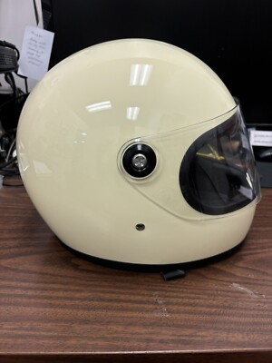 Biltwell Gringo Full-Face Motorcycle Helmet Off White Egg Shell Color ...
