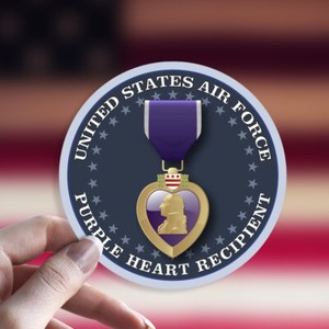 US Air Force Purple Heart Recipient Decal Sticker Veteran | eBay