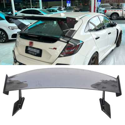 For Honda Civic TYPE R FK7 FK8 GT VRS Style Carbon Fiber Trunk Wings ...