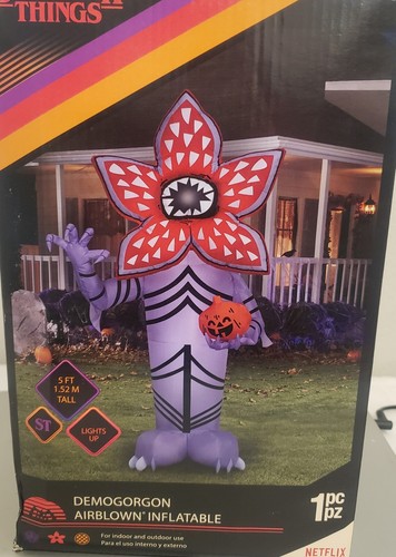 Gemmy Demogorgon Stranger Things Airblown Inflatable 5 Feet Blow Up ...