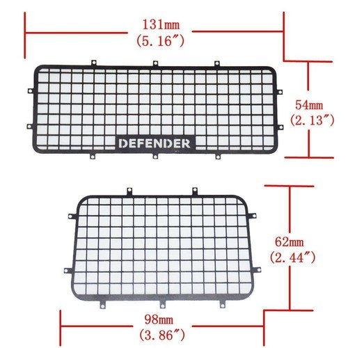 5pcs Metal Window Mesh Protective Net for 1/10 RC Crawler Car Traxxas ...
