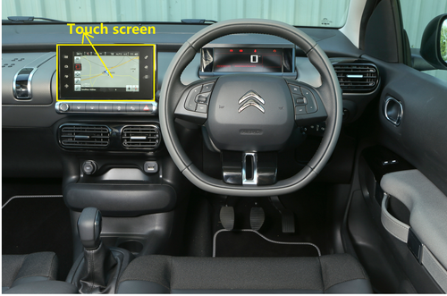Citroen C4 Cactus replacement touch screen for LCD display 98010025zd ...