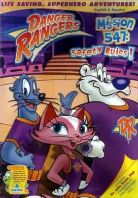 DVD DANGER RANGERS Mission 547 Safety Rules Great for KIDS -English ...