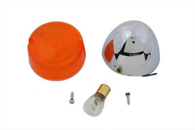 Chrome Turn Signal Assembly Rear Right or Left for Harley Davidson FXR ...