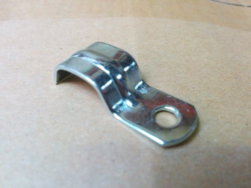 (100 pc) Steel 1 One Hole Cable Straps Snap On For 14/2, 12/2 ROMEX RX ...