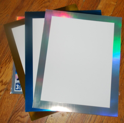 Silver Foil Poster Board