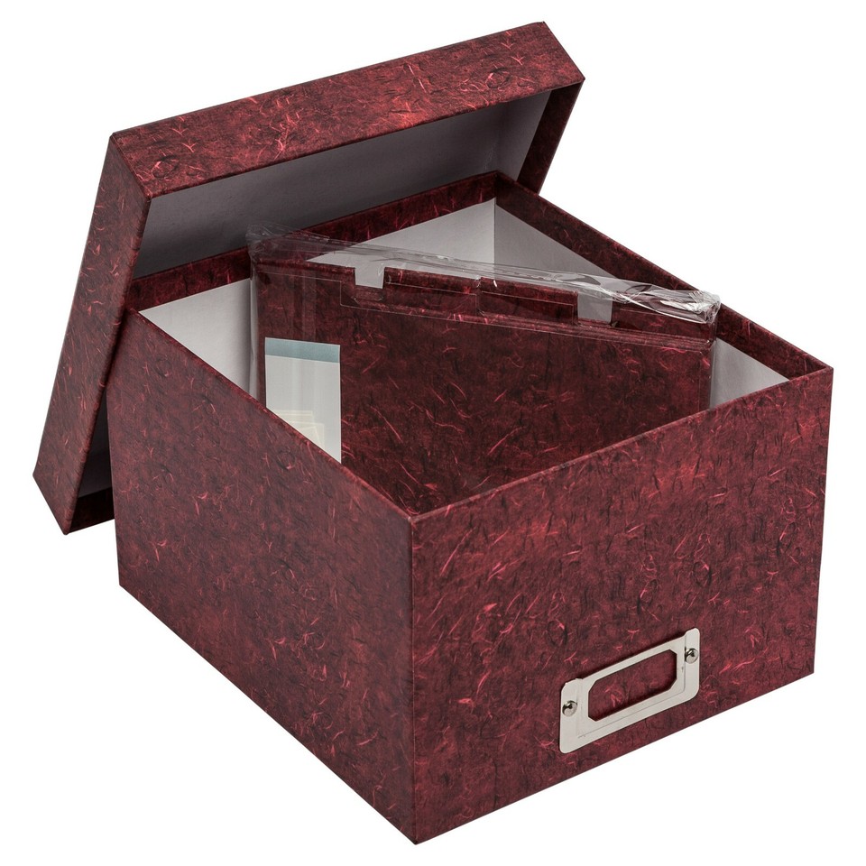 Hampton Frames Photo Picture Storage Boxes With Lid, Index Cards ...