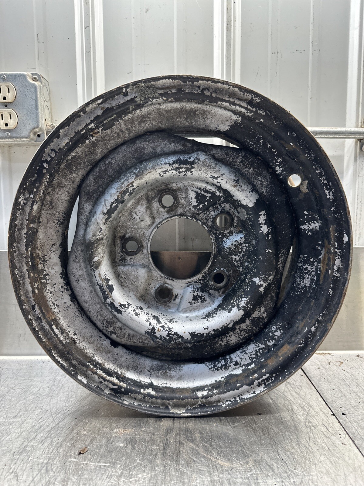 1940-1963 Ford Car Truck Steel Wheel Rim 5 Lug 15x4.5 FoMoCo Vintage ...