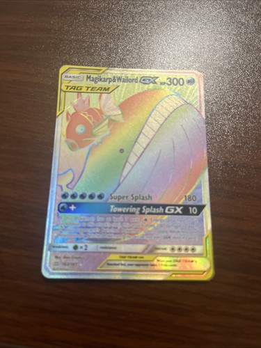 Magikarp/ Wailord GX Tag Team/ Full Art/ Rainbow Rare Card | eBay