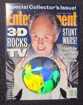 1997 ENTERTAINMENT Weekly Magazine #377 FVF 7.0 3rd Rock Hologram Cover ...