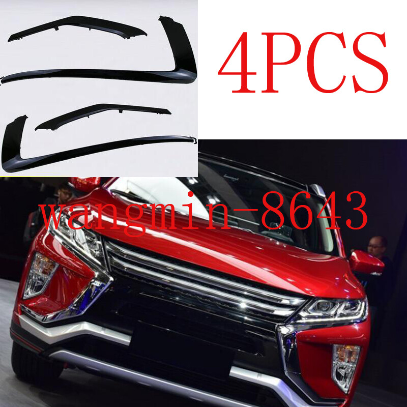4X For Mitsubishi Eclipse Cross 2018-2020 Black Front Bumper Side ...