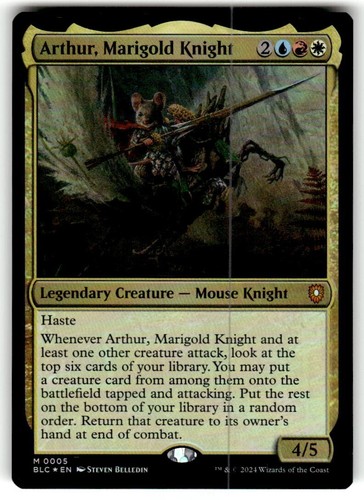 MTG | Arthur, Marigold Knight [Bloomburrow Commander] Foil Near Mint | eBay