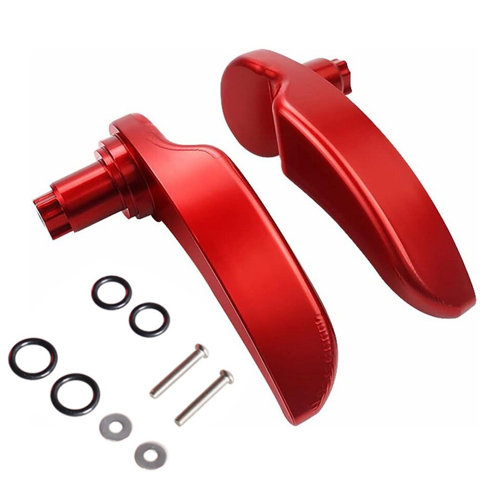 Alloy Red Saddlebag Latch Lever Lid Lifter For Ultra Limited Flhtk 2014 ...