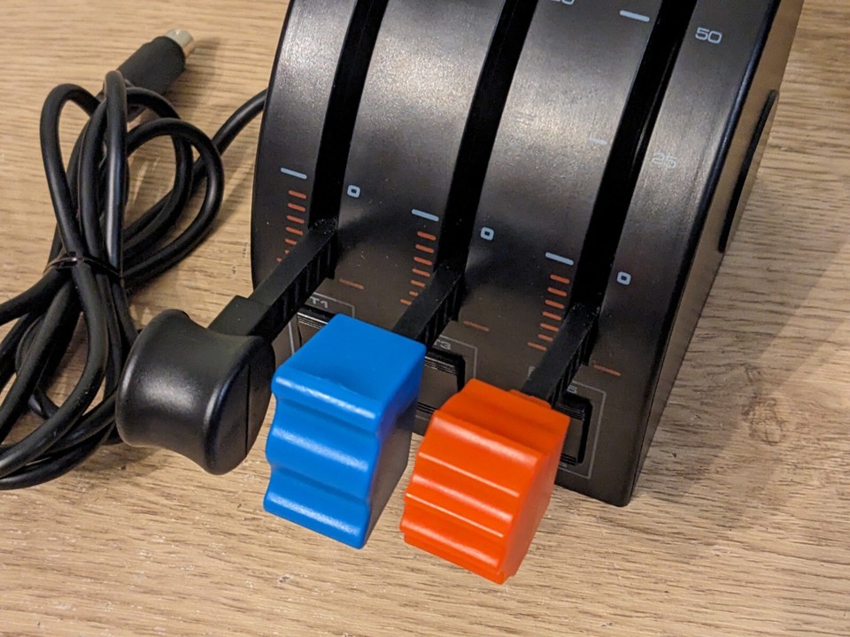 Logitech G Saitek Pro Flight Throttle Quadrant simulation DIN axis ...