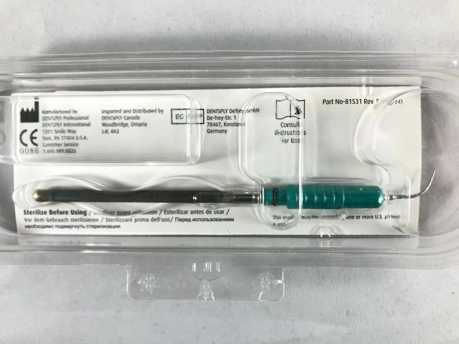 DENTSPLY Focus Spray Cavitron Insert Tip SLIMLINE 30K FSI-SLI-10S ...